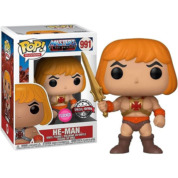 Masters of the Universe: He-Man #991 FLOCKED Funko Pop! Vinyl – Toys 'N' Geek
