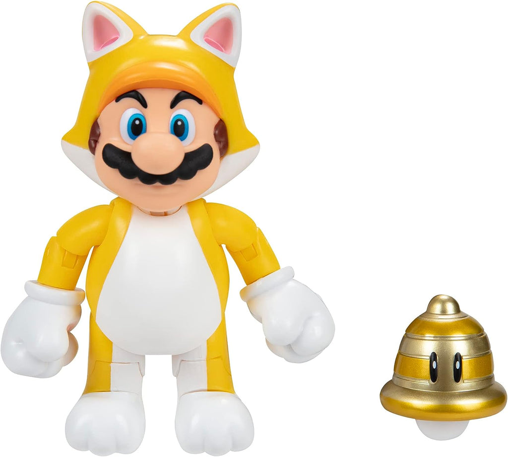 Super Mario: Cat Mario w/ Super Bell 10cm Figure – Toys 'N' Geek