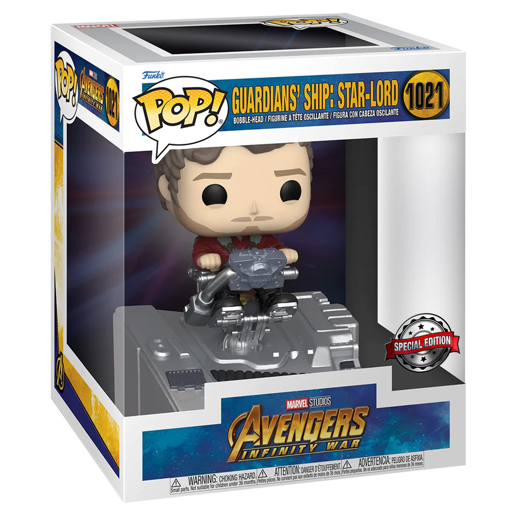 Avengers Infinity War: Guardians Ship Star-Lord Deluxe Funko POP! Viny ...